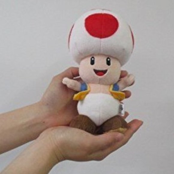 Nintendo | Toys | Super Mario All Star Collection Toad Plush Toy | Poshmark
